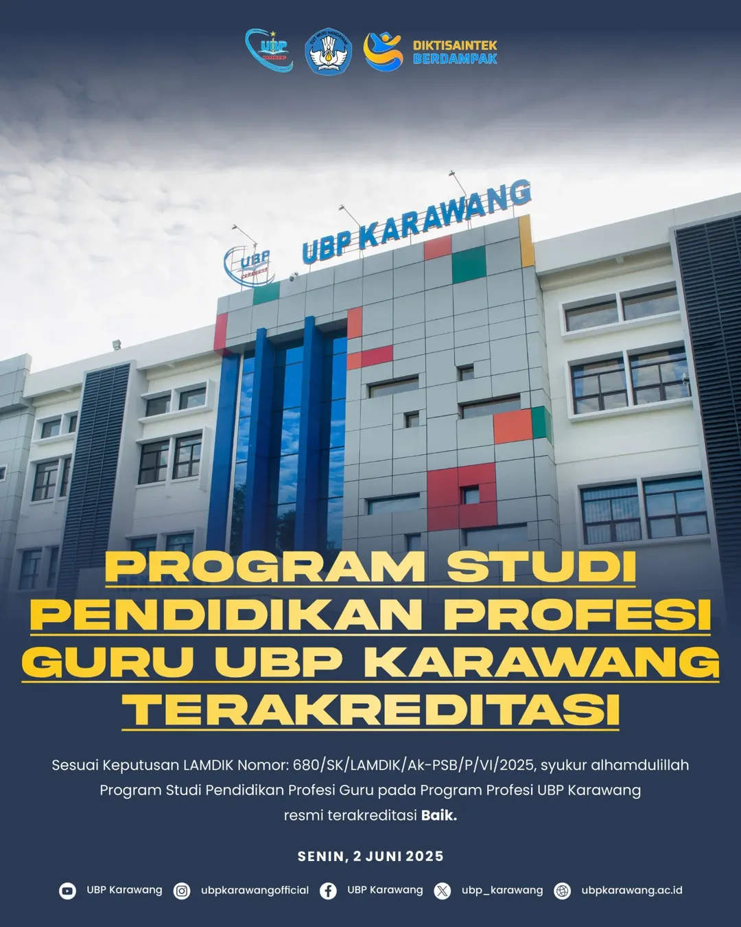 Program Studi Pendidikan Profesi Guru UBP Karawang Terakreditasi – UBP Karawang
